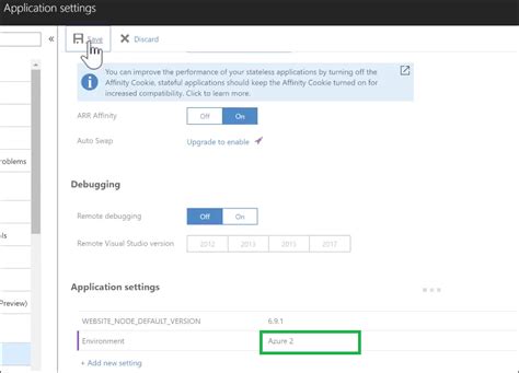 Microsoft Azure Paramètres Dapplication Dans Azure App Services