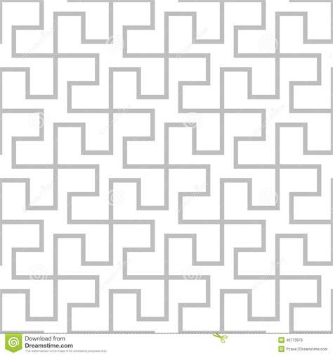 Seamless Geometric Pattern Vector Gray Simple Abstract Background In