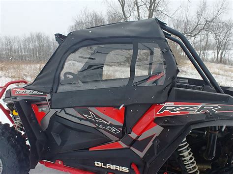 polaris rzr 1000 door rear window combo 3 star utv