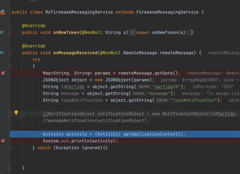 Android How Can I Handle A Notification From Firebase When It Arrives