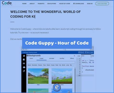 Code Guppy Hour Of Code Eduk8me