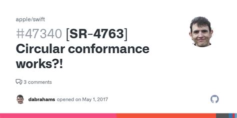 Sr 4763 Circular Conformance Works · Issue 47340 · Appleswift