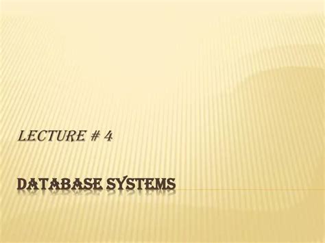 PPT Database Systems PowerPoint Presentation Free Download ID 3714606