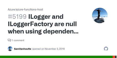 ilogger and iloggerfactory are null when using dependency injection in