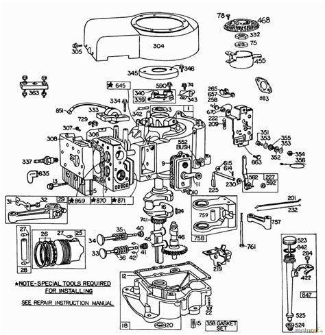 Unveiling the Inner Workings: An Illustrated Guide to the 8HP Briggs ...
