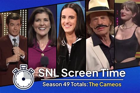 Snl Season 49 Which Cameos Got The Most And Least Screen Time