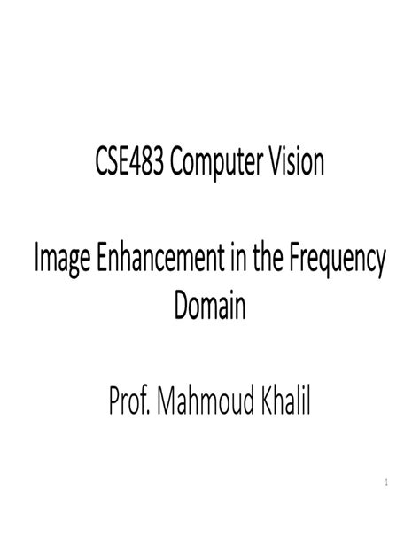 03 image enhancement in the frequency domain pdf