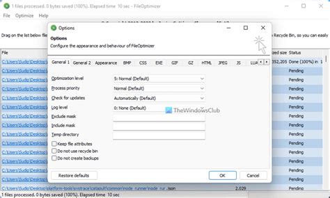 Fileoptimizer Free File Manager And Optimizer Software For Pc