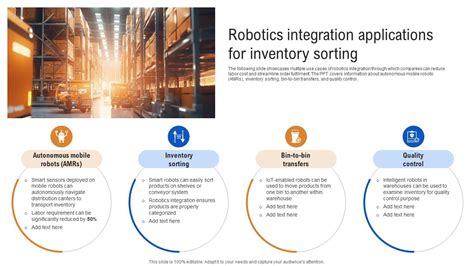 Robotics Integration Applications For Inventory Sorting How IoT In Inventory Management