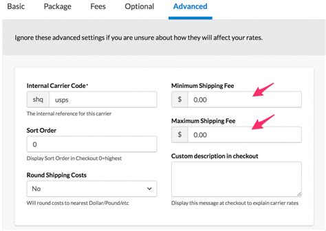Setting A Maximum And Minimum Shipping Charge Shipperhq Docs