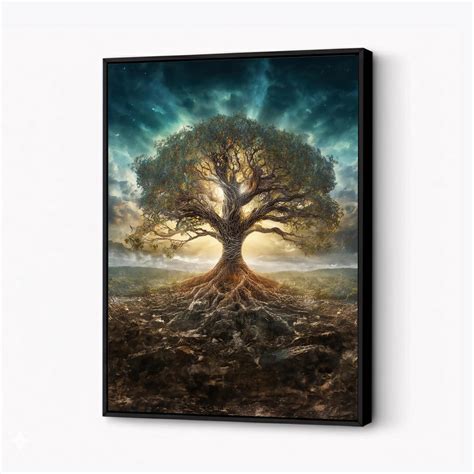 Biblical Tree Of Life Wall Art Christian Faith Canvas Scripture