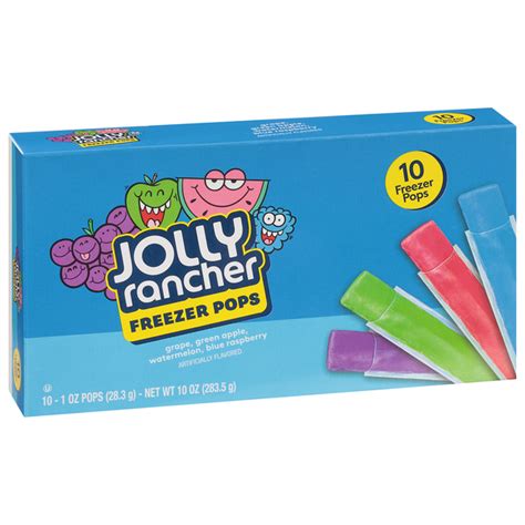 Jolly Rancher Freezer Pops Watermelon Green Apple 10ct At Hy Vee