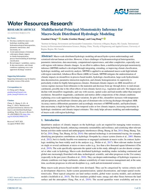Multifactorial Principal‐monotonicity Inference For Macro‐scale Distributed Hydrologic Modeling