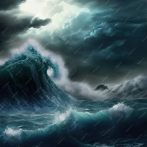 Sea Waves Storm