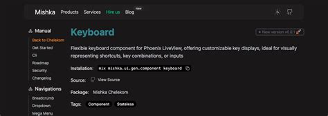 Keyboard Chelekom Phoenix And Liveview Component