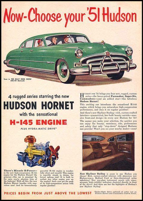 1951 Hudson Hornet Hudson Car Old Classic Cars Hudson Hornet