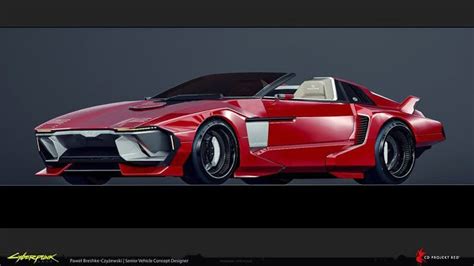 Artstation Cyberpunk 2077 Mizutani Shion Mz2 Futuristic Cars