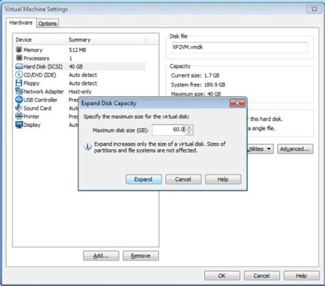 Vmware Expand Virtual Disk Size A Developers Blog