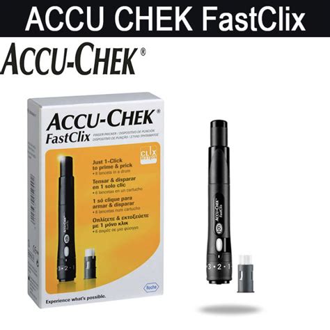 Accu Chek Fastclix Lancing Device Glucose Meter Pen Lazada Singapore