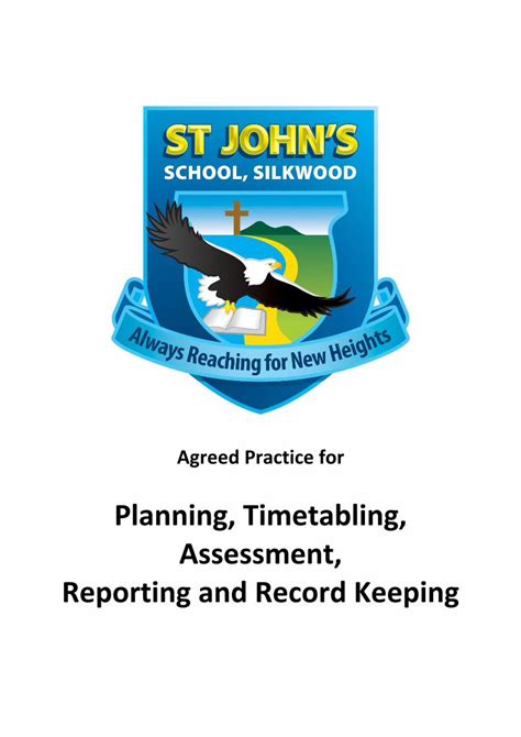 pdf planning timetabling assessment st john s silkwood