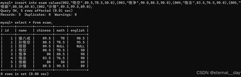 mysql表的增删改查 crud1 mysql 查看 tablespace 并修改 csdn博客