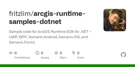 github fritzlim arcgis runtime samples dotnet sample code for arcgis