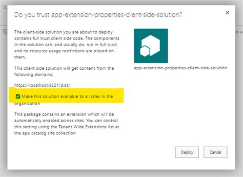 Why The Spfx Application Customizer Component Property File Is Not Created And How To Fix It