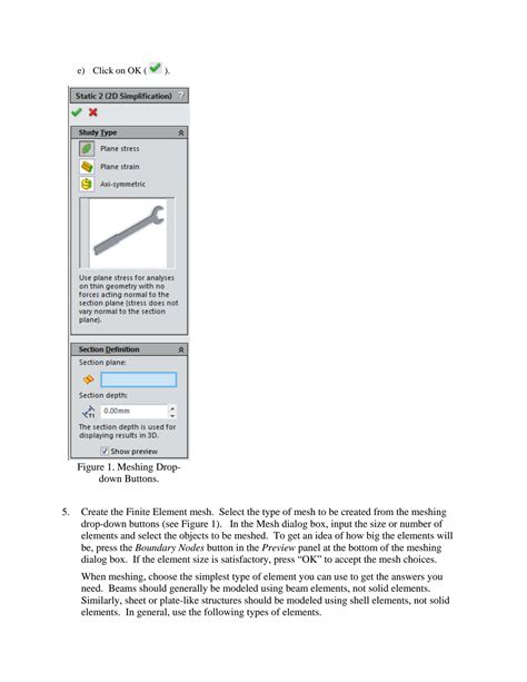 Solution Tutorial 1 Using Solidworks For Fea Studypool