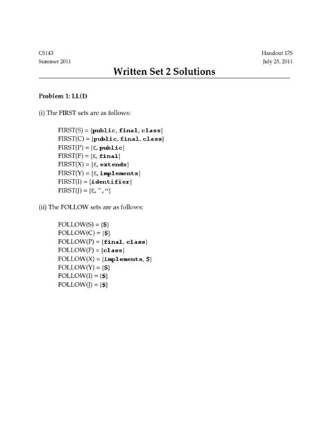 170s Problem Set 2 Solutions Pdf Computer Programming Syntax