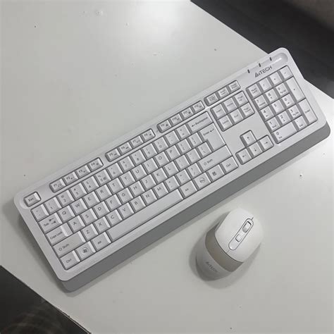A4tech Wireless Keyboard And Mouse White Computers And Tech Parts And Accessories Computer