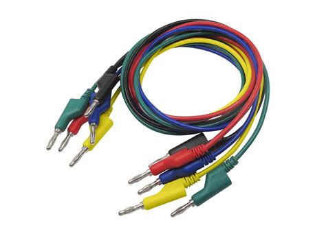 Cleqee P1036 듀얼 4mm 쌓을 수있는 바나나 플러그 멀티 미터 테스트 리드 1m 케이블 1000v15a Buy