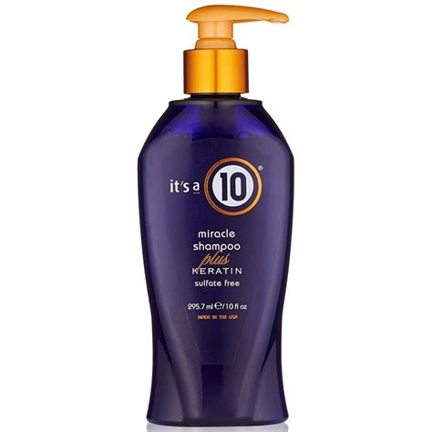 Its A 10 Miracle Shampoo Plus Keratin Sulfate Free Moisturizing S Discountstore
