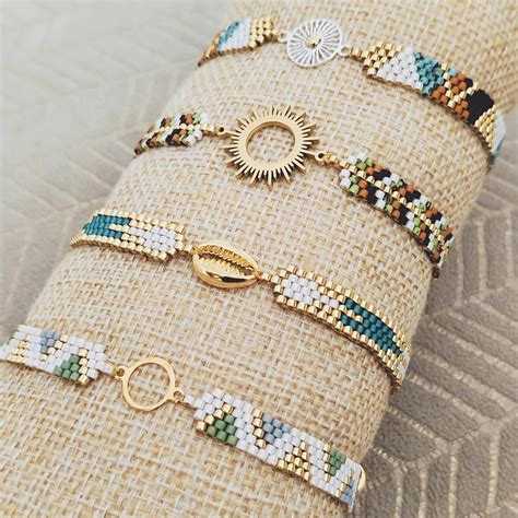 Miyuki Comet Bracelet Etsy Armbänder Knüpfen Mit Perlen