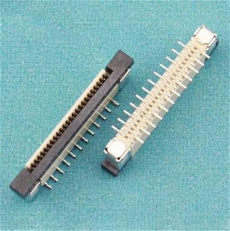 100pcslot 05mm 25p Vertical Type Ffc Fpc Socket 05mm Pitch 25pin