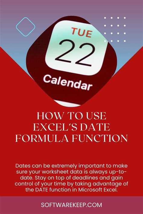 Do You Want To Become An Excel Master Learn How To Use Excel S Date Formula Function To Make