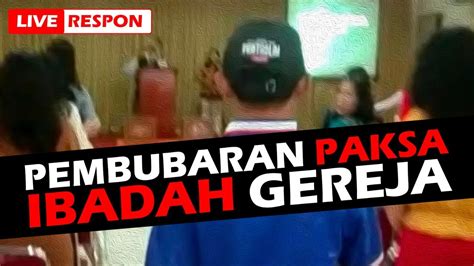 Respon Umat Kristen Atas Pembubaran Paksa Ibadah Gereja Di Lampung