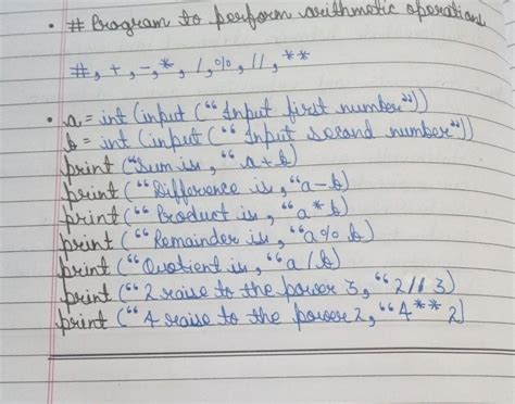 Write A Java Program To Perform Arithmetic Operations