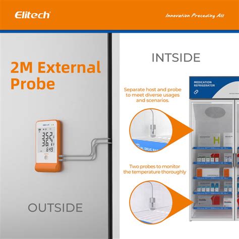 Elitech Gsp 6g Digital Data Logger With Detachable Buffered Probe Elitech Technology Inc