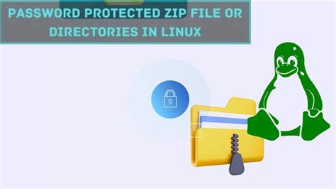 How To Create A Password Protected Zip File In Linux Youtube