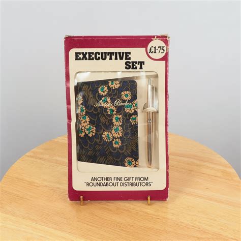 Vintage Address Book Retro Address Book Unused Executive Set
