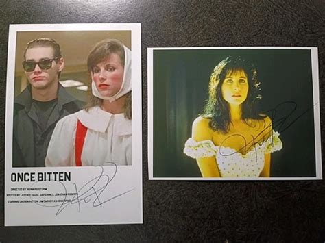 Karen Kopins 2 Hand Signed Autograph 4x6 Photo S Sexy Actress Once