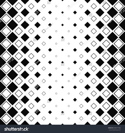 Repeating Monochromatic Abstract Square Pattern Design Stock Vector 386977306 Shutterstock