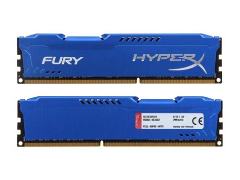 HyperX FURY 16GB (2 x 8GB) DDR3 1600 (PC3 12800) Desktop Memory Model ...