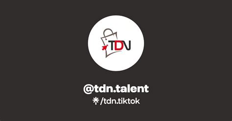 Tdntalent Tiktok Linktree