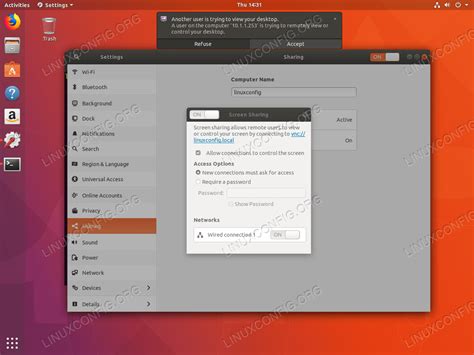 Ubuntu Remote Desktop 1804 Bionic Beaver Linux Linux Tutorials