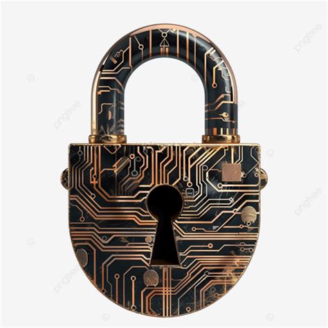 Padlock Cyber Security Digital Technology Unlocking 3d Abstract