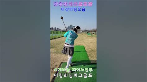 이명희님파크골프 동대문파크골프장 티샷퍼팅모음 youtube