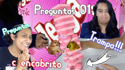 Preguntas Jenga Rosa