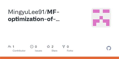 Github Mingyulee91mf Optimization Of Injection Molding Process