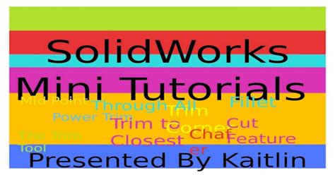 pptx solidworks mini tutorials dokumen tips